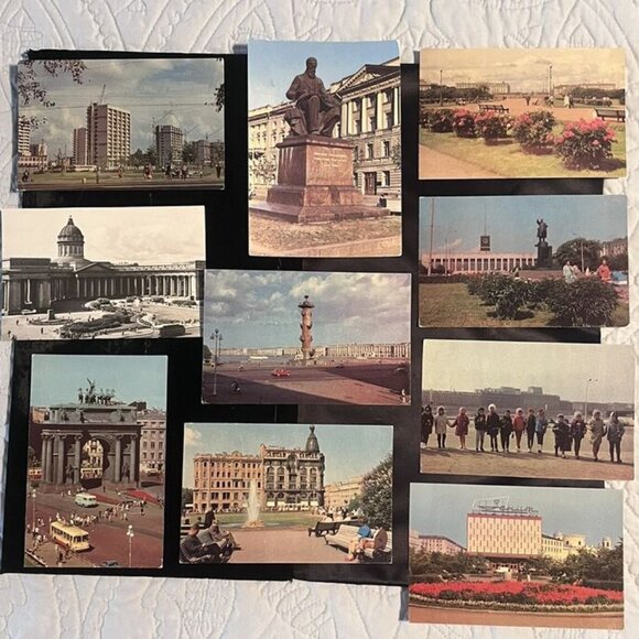 Office | Vintage Soviet Union Postcards Of Leningrand St Petersburg ...